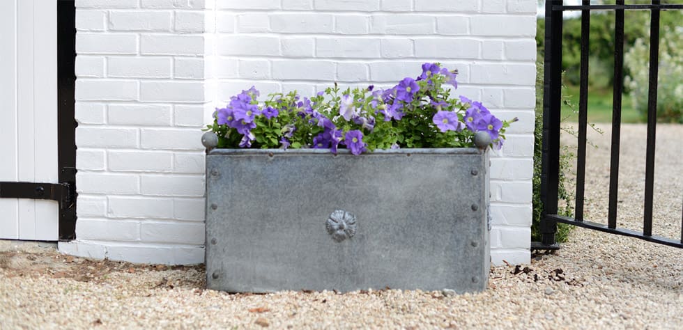 Georgian Style Steel Garden Planters Hand Made in England